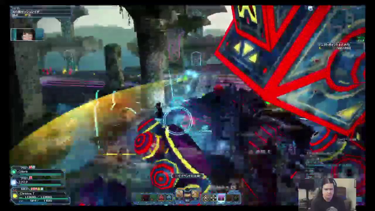 Playing PSO2 come chat if you like - YouTube