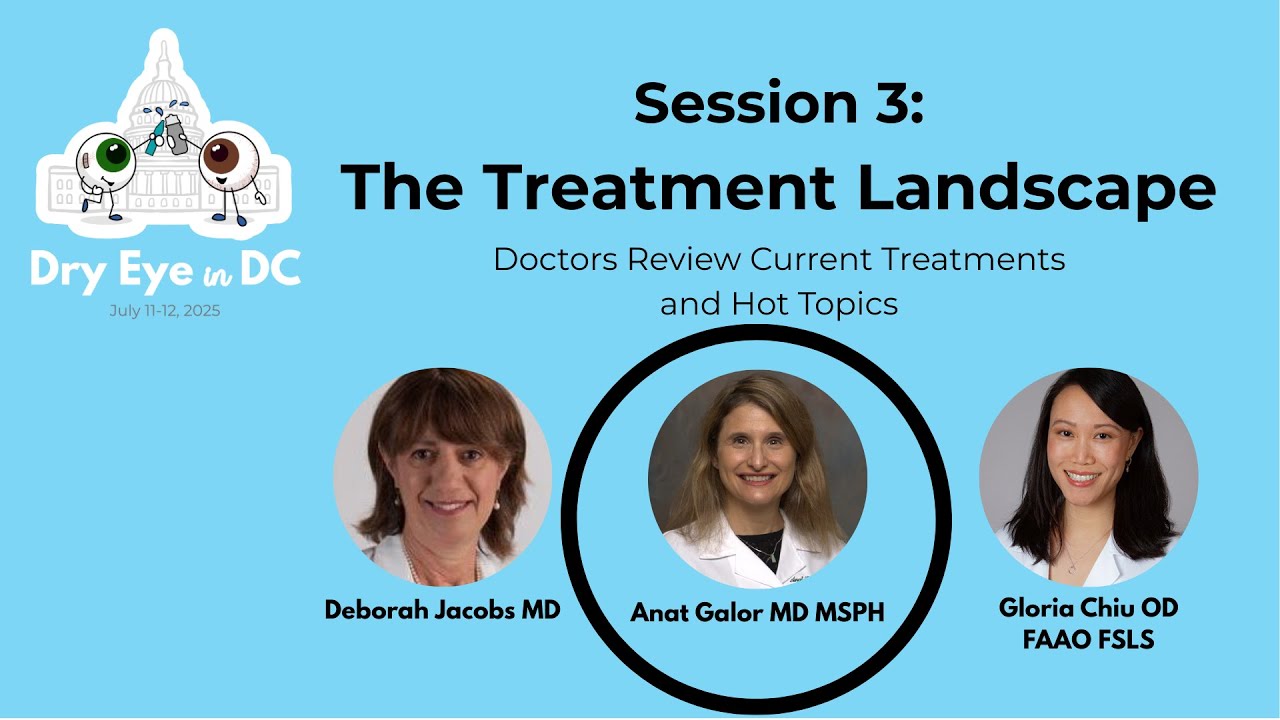 Session 3: Anat Galor MD, “Treatments for Ocular Surface Pain” (Dry Eye ...