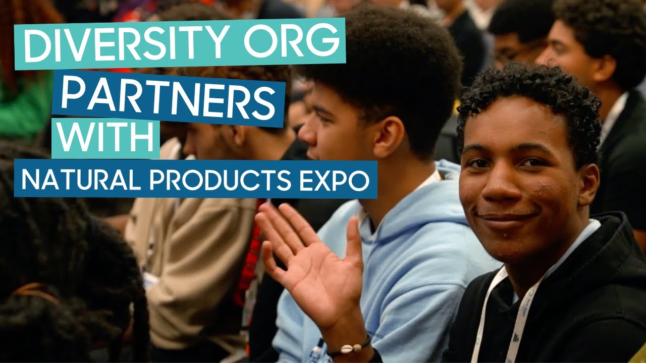 Diversity Org Partners with Natural Products Expo - YouTube