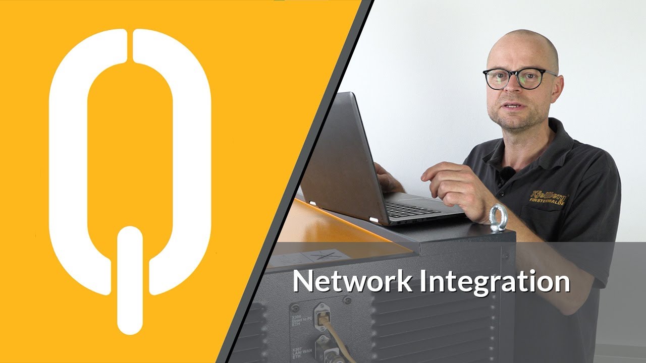 Integration of the Q power source into the company network - YouTube