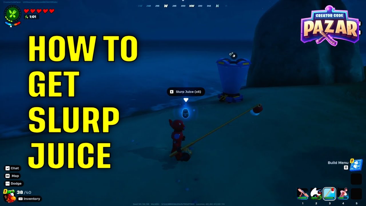 How to Get Slurp Juice in Lego Fortnite Quick Guide - YouTube
