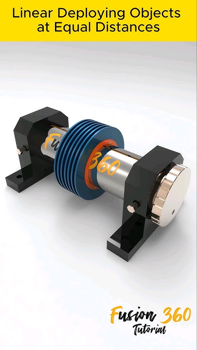 Linear Deploying Objects at Equal Distance #solidworks #cad #engineering #mechanical #mechanical ...