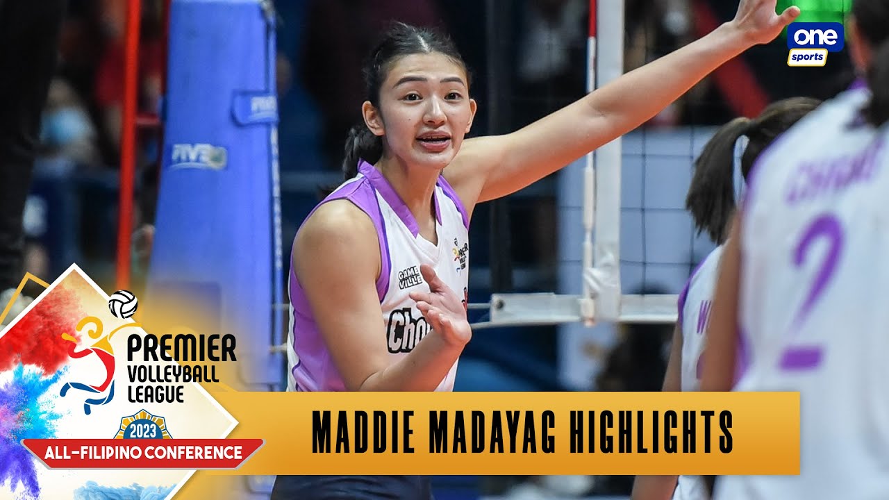 Maddie Madayag highlights | 2023 PVL All-Filipino Conference - YouTube