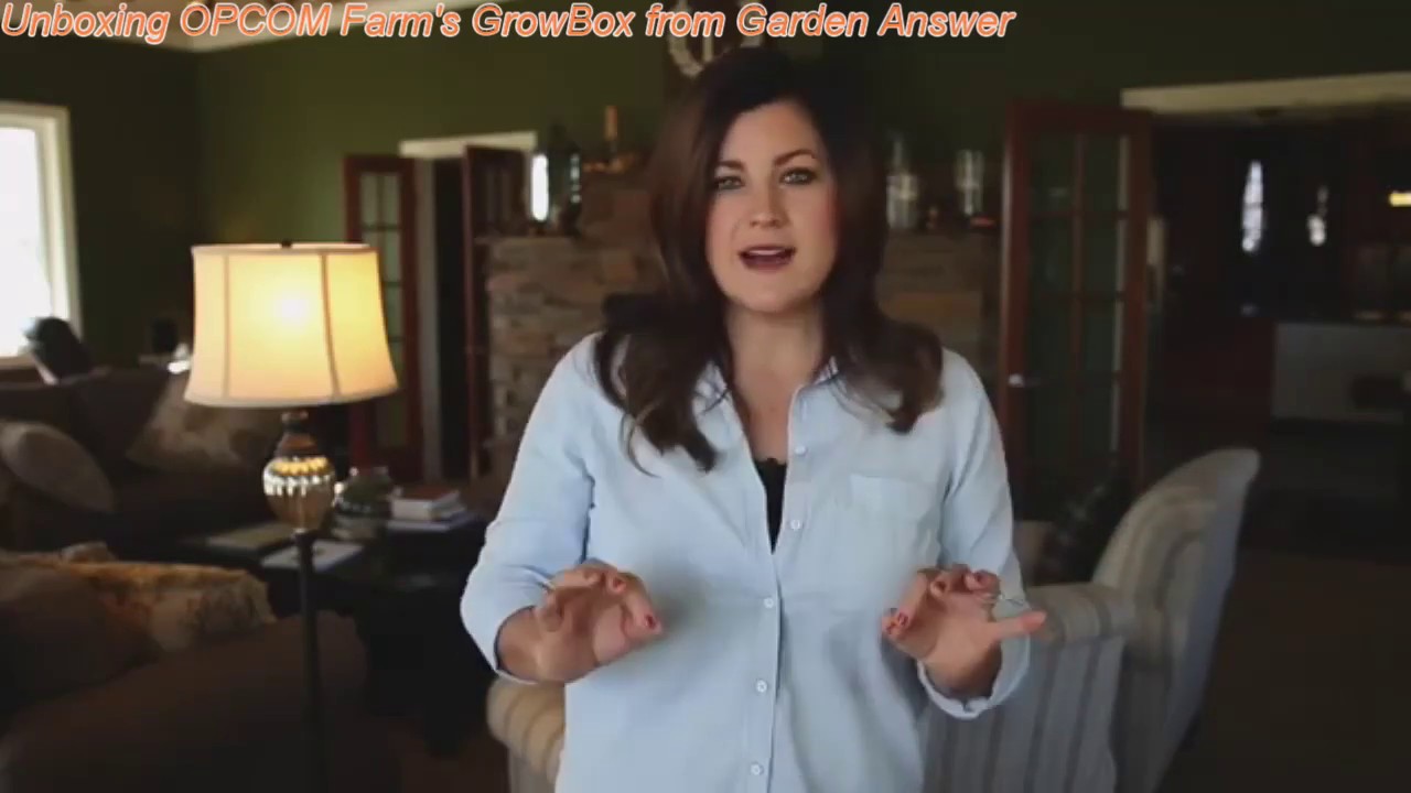 Garden Answer Unboxes the OPCOM Farm GrowBox2 - YouTube
