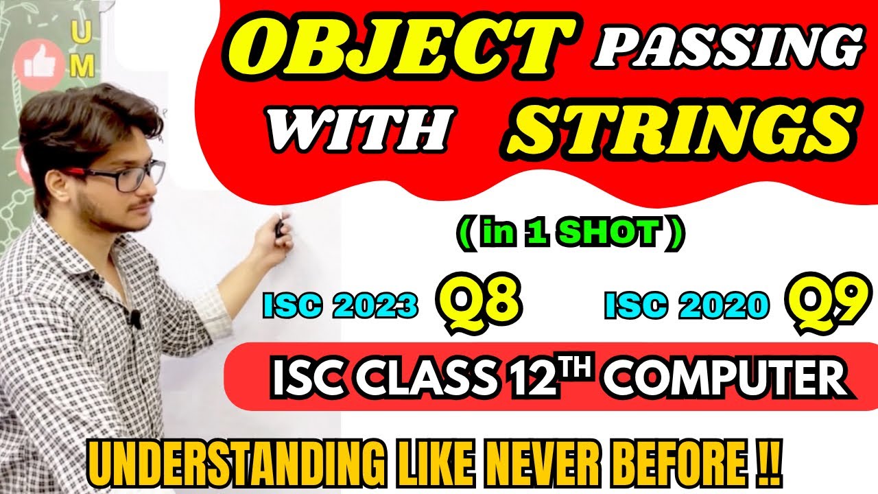 Strings With Object Passing In Java Isc Class 12 Computer Object 7390