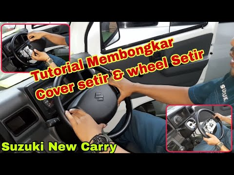 CARA MEMBONGKAR COVER SETIR & WHEEL SETIR SIZUKI NEW CARRY - YouTube