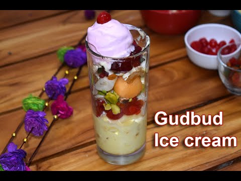 Gud bud ice cream | Gadbad ice cream-Instant 3 flavors of ice cream ...