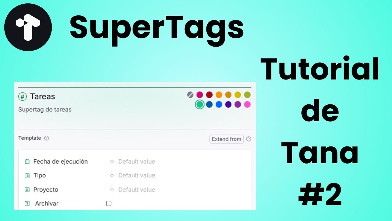 Cómo usar los SUPERTAGS en Tana - Tutorial de Tana #2 - YouTube