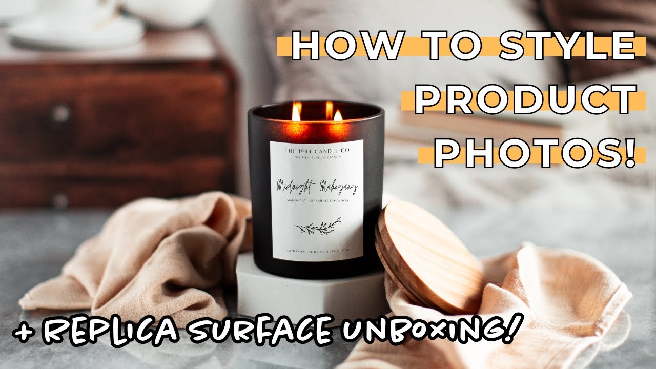 How to Style Stunning Product Photos + Unboxing New Double Sided ...