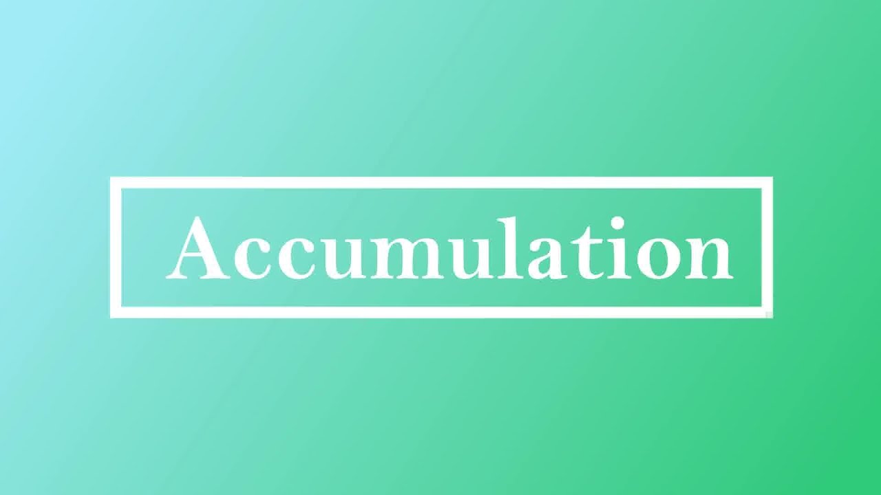 Accumulation Pronunciation Meaning and Examples - YouTube
