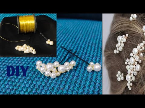#STYLISH HAIR PINS # DIY HAIR ACCESSORIES AT HOME #MAKE HAIR PINS AT ...