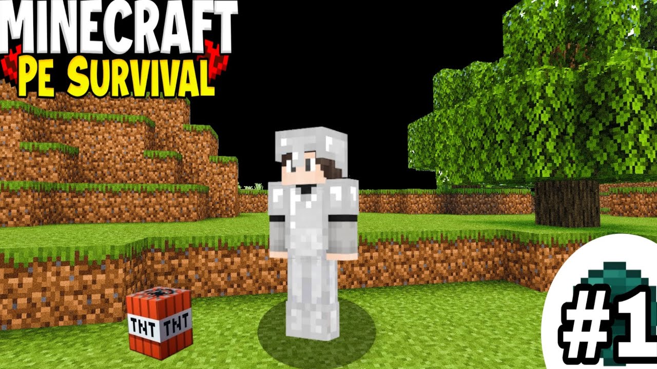 I AM CRAFTING IRON MAN IN FIRST EP-1. MINECRAFT PE SURVIVAL SERIES ...