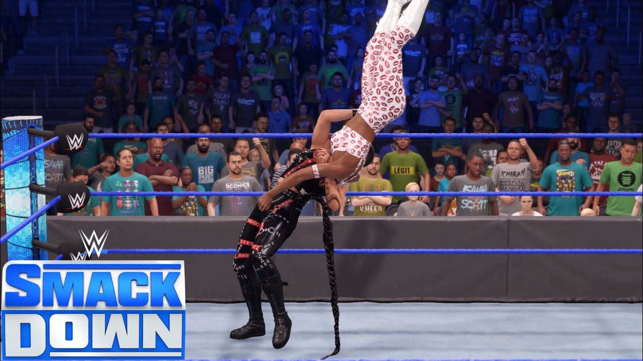 Rhea ripley vs Bianca belair |FRIDAY NIGHT SMACKDOWN 2K| - YouTube