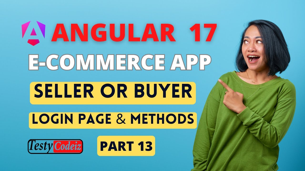 Angular 17 Ecommerce Project From Scratch Buyer And Seller Simple Login Page In Angular 17