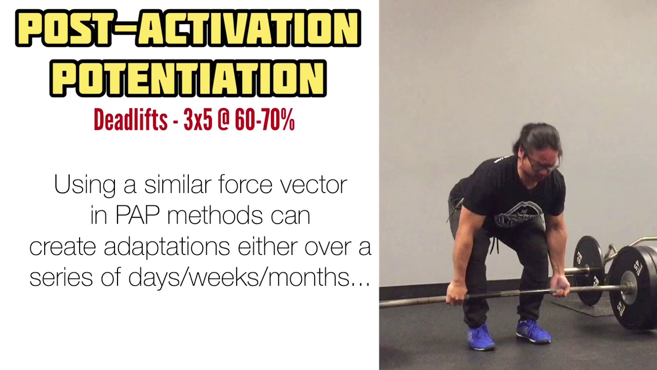 Deadlifts and Vertical Jumps - Post-Activation Potentiation - YouTube