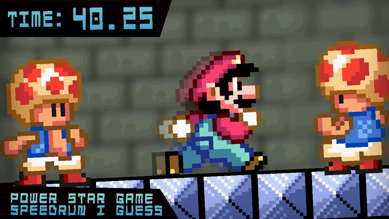 Power Star THE GAME / SPEEDRUN (40.25) - YouTube