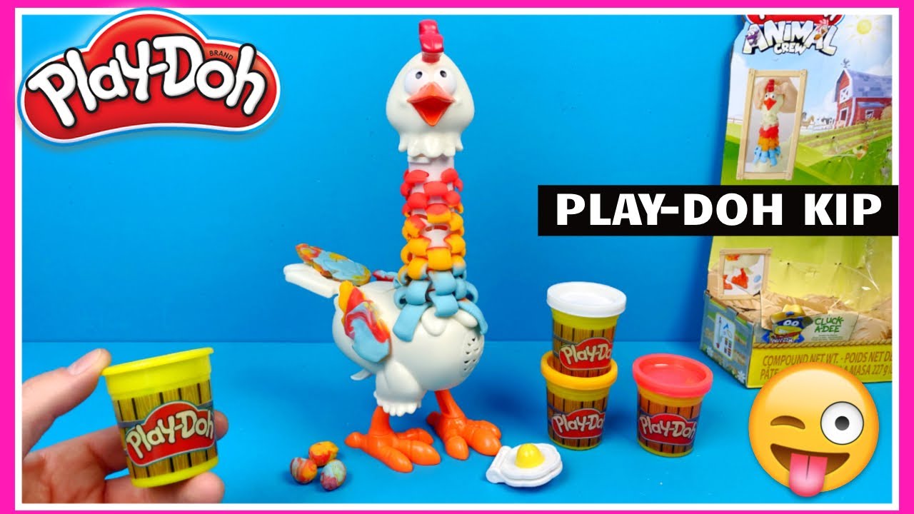 Play Doh Kukele Kip Animal Crew uitpakken | Family Toys Collector - YouTube