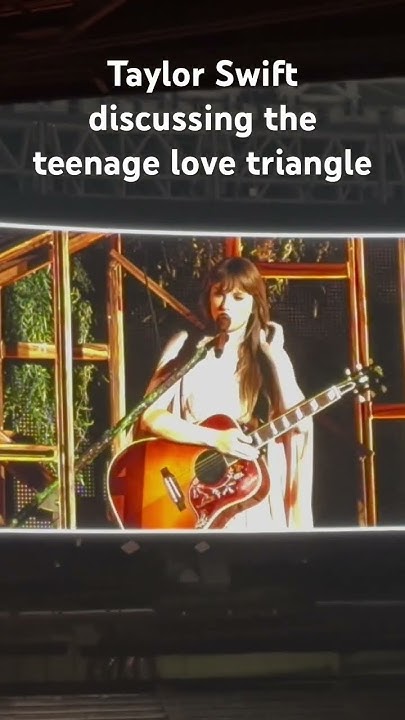Taylor Swift discusses the Teenage Love Triangle in Folklore # ...