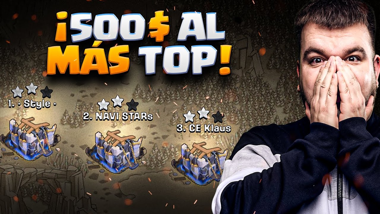 😱 ME INVITARON a JUGAR una GUERRA con los MEJORES del MUNDO | CLASH OF ...