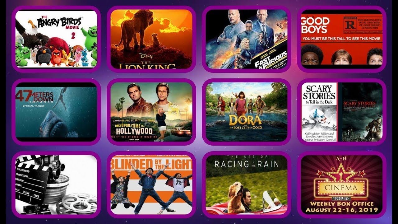 Weekly Box Office August 16-22, 2019 - YouTube