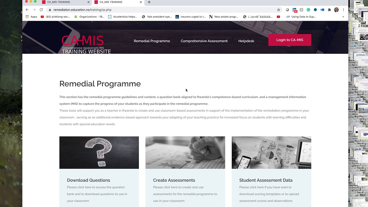 Video Tutorial for CA-MIS - YouTube