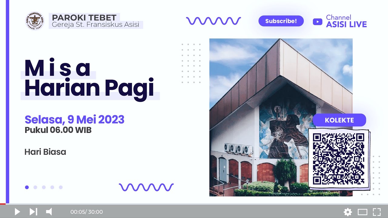 MISA HARIAN PAGI - Selasa, 9 Mei 2023 - YouTube