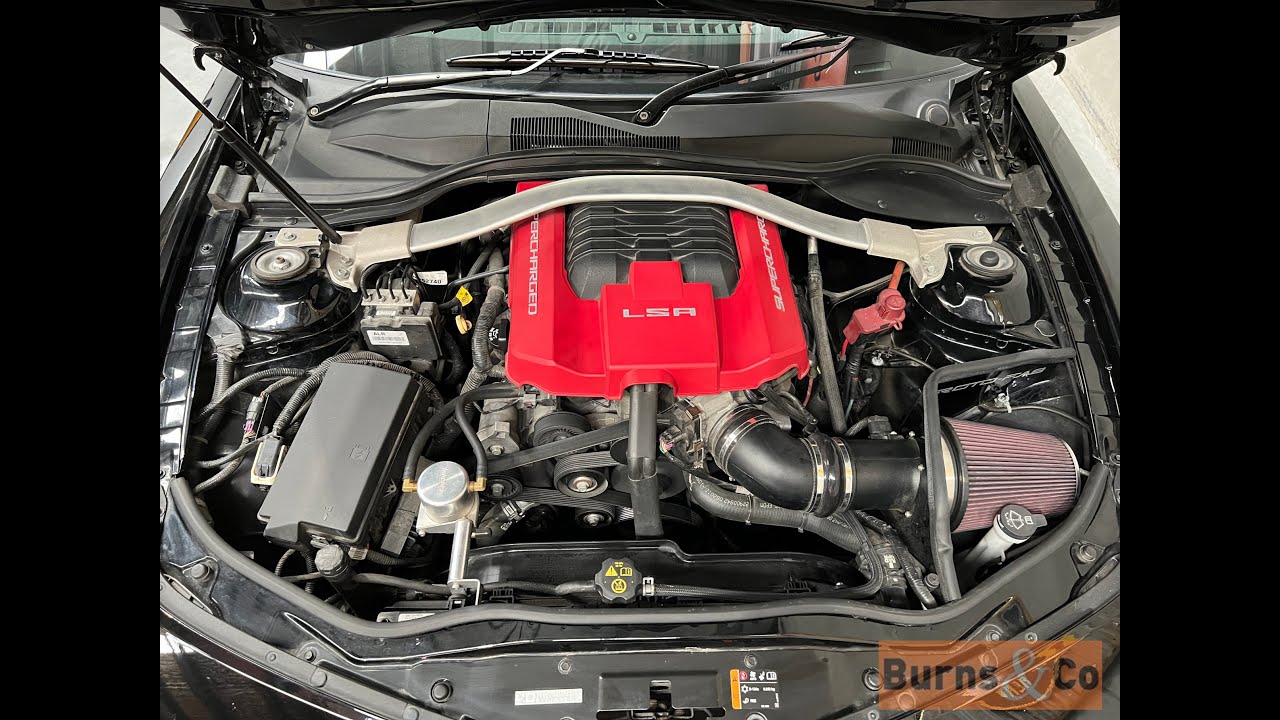 2012 Chevrolet Camaro ZL1 RHD - Engine - YouTube