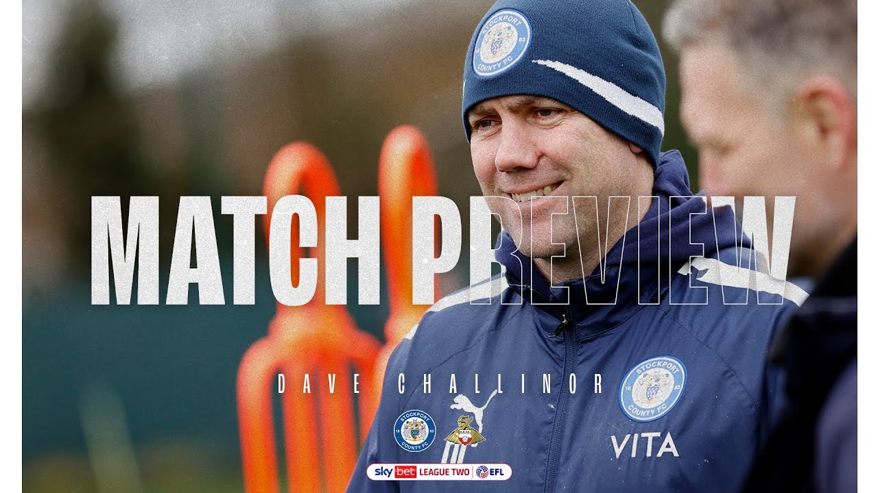 Match Preview | Dave Challinor | Stockport County Vs Doncaster Rovers ...