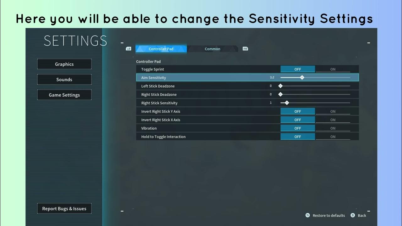 How to Change Sensitivity Settings in Palworld - YouTube