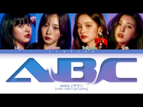 [KCON 2022] NMIXX (엔믹스) 'abc (nicer) (original: Gayle)' Lyrics (Color ...