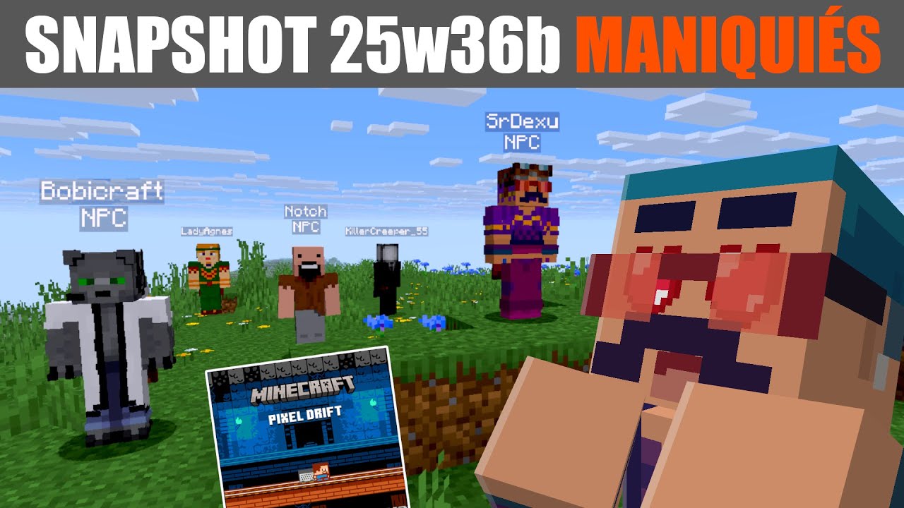 Por fin! NPC en Java sin mods + World Border por dimensión😱| 25w36a/36b - YouTube