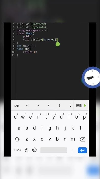 C++ program to print class name #cpp #coding #programming #oop #shorts ...
