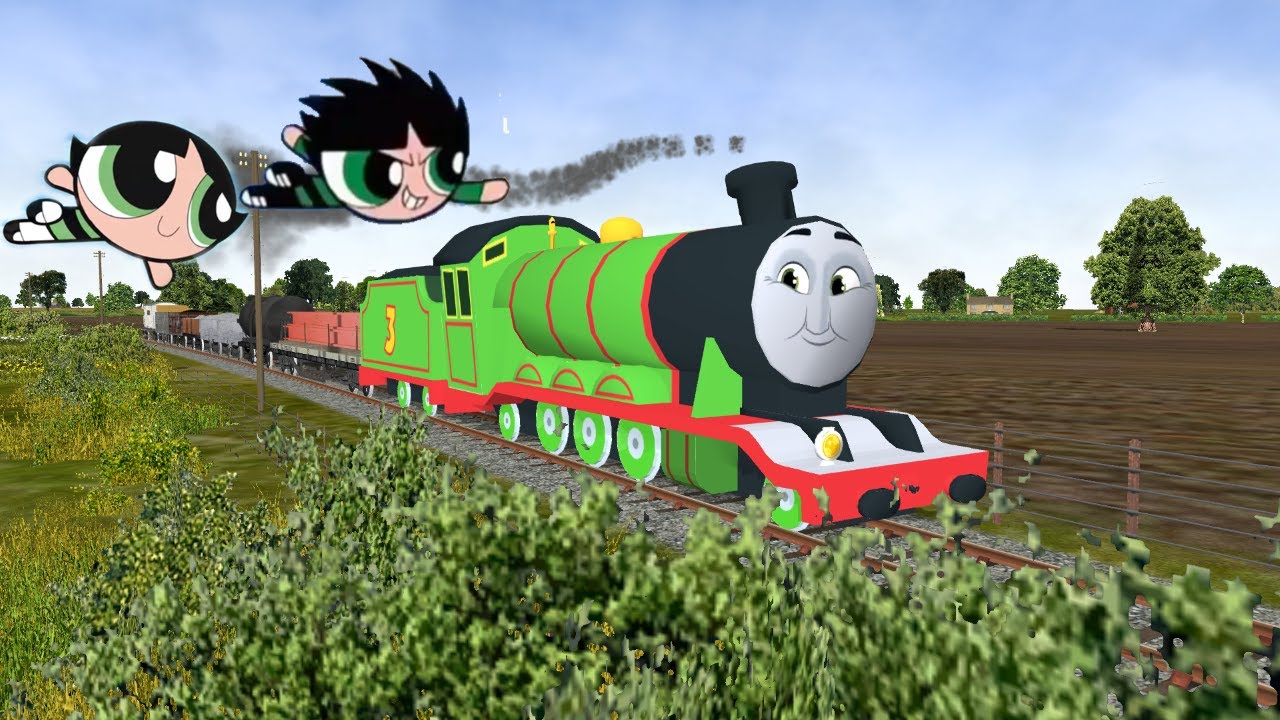 Henry, Buttercup & Butch taking a very important Freight/Goods Train ...