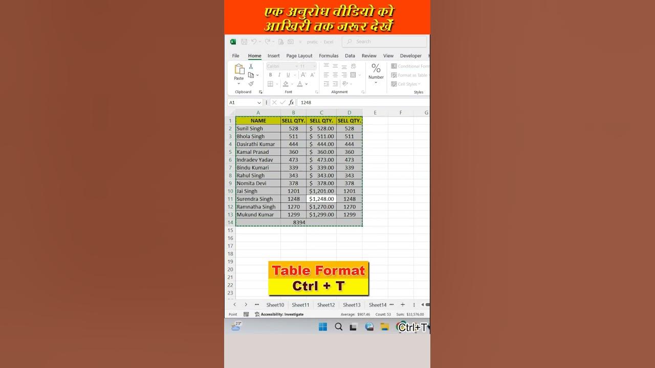 Top 10 Excel Shortcut Tellingtube Excel Youtube