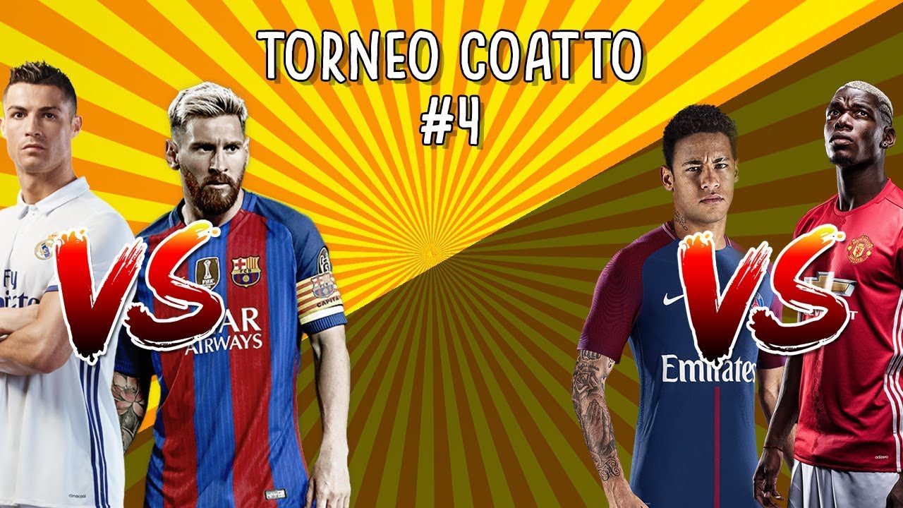 TORNEO COATTO: RONALDO VS MESSI| POGBA VS NEYMAR| - YouTube