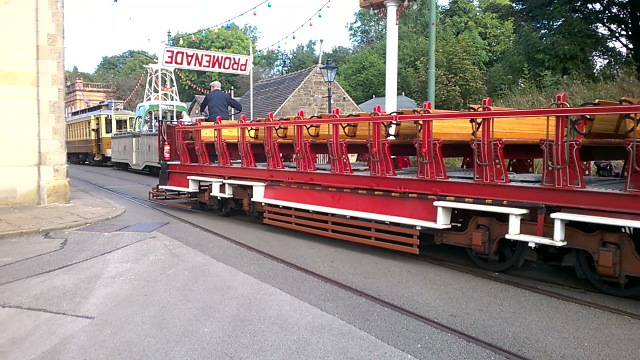 Blackpool Tram 166 Leaving townend at Crich Tramway *Tram Day 18th Sept ...