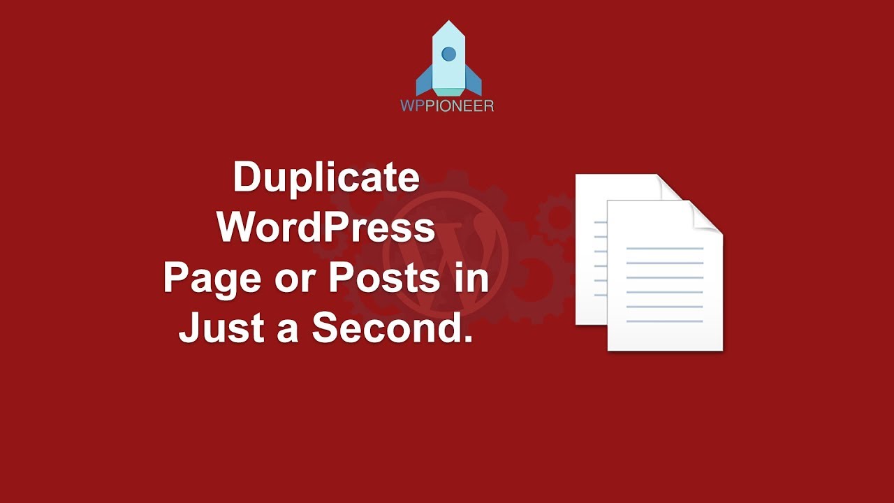 How To Duplicate WordPress Posts Or Pages In Just A Second YouTube how-to-duplicate-wordpress-posts-or-pages-in-just-a-second-youtube