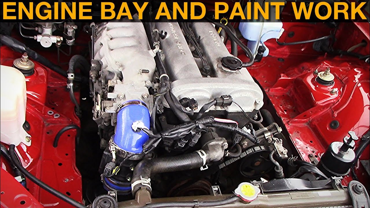1998 Mazda Mx-5: Finishing Engine Bay & Body Paint - YouTube