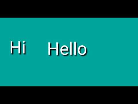 الفرق بين Hi Hello Hey - YouTube