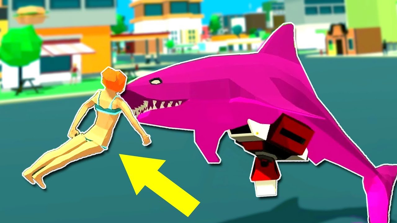 MACHINE GUN WIELDING SHARK ATTACKS CITY! POLICE ARE BAFFLED! - Shark ...