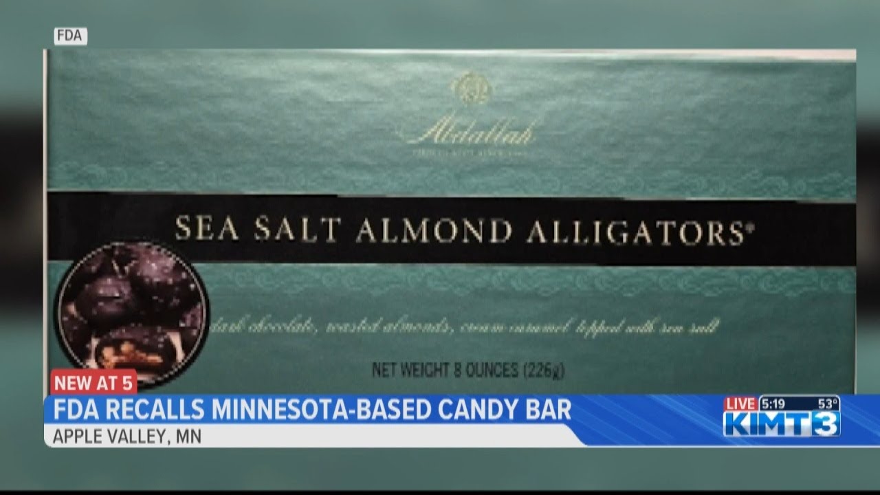 FDA recalls Minnesota-based candy bar - YouTube
