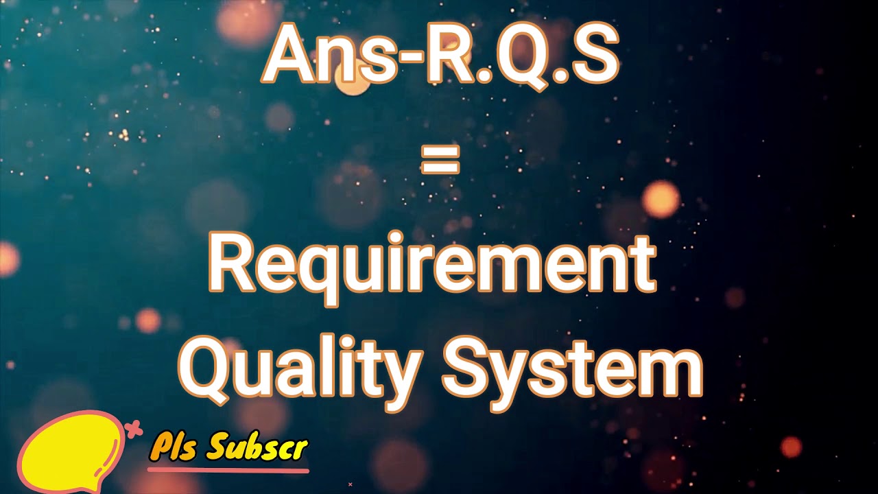 What is the meaning of OQL,RQS,RMG,DCL,DQA,GPQ //PART-8 - YouTube