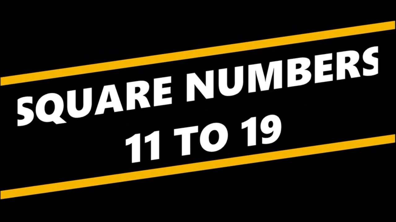 Ep 2 : Square numbers “ Between 11 to 19 “ 🔆🧮 🇮🇳 11 ರಿಂದ 19 ವರಗಿನ ವರ್ಗ ...