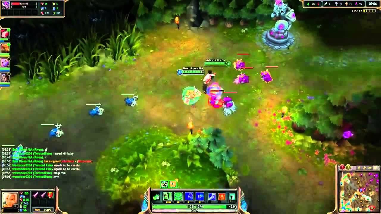 Bestrivenna Plays Riven Vs Caitlyn Blitz 1v2 Top Lane Youtube