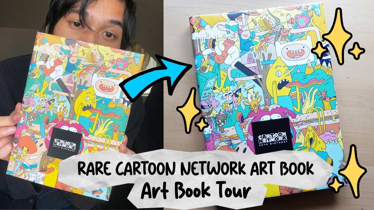 RARE Cartoon Network 20th Anniversary Art Book - Art Book Tour - YouTube