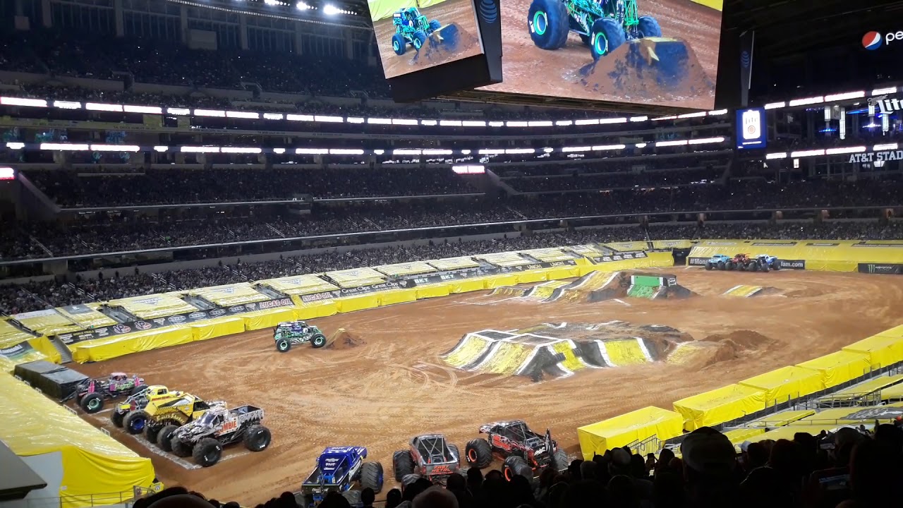 Monster Jam AT&T Stadium 2020 - YouTube