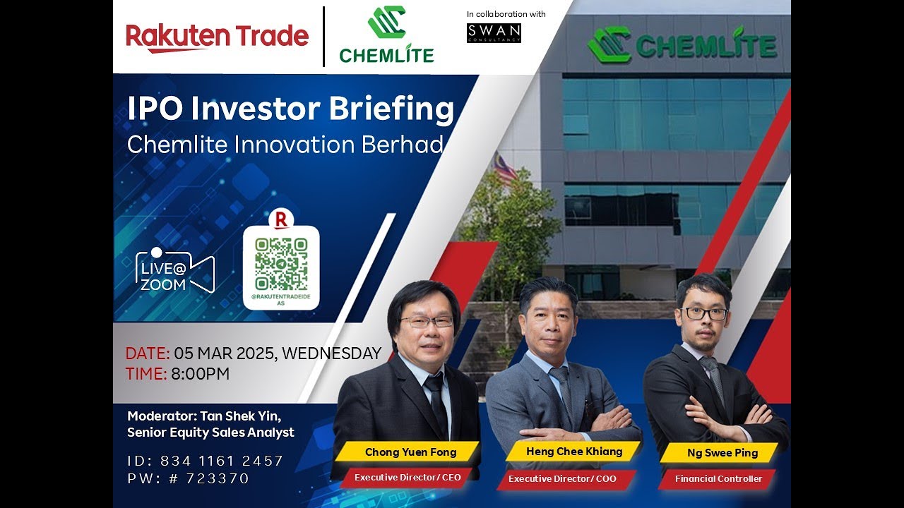 Rakuten Trade Ideas - Chemlite Innovation Berhad - YouTube