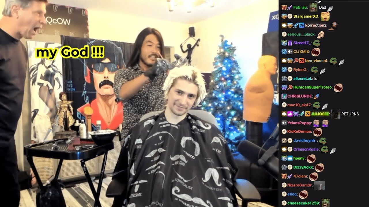 xQc Dad makes a funny expression on how xQc driven Dad with McLaren ...
