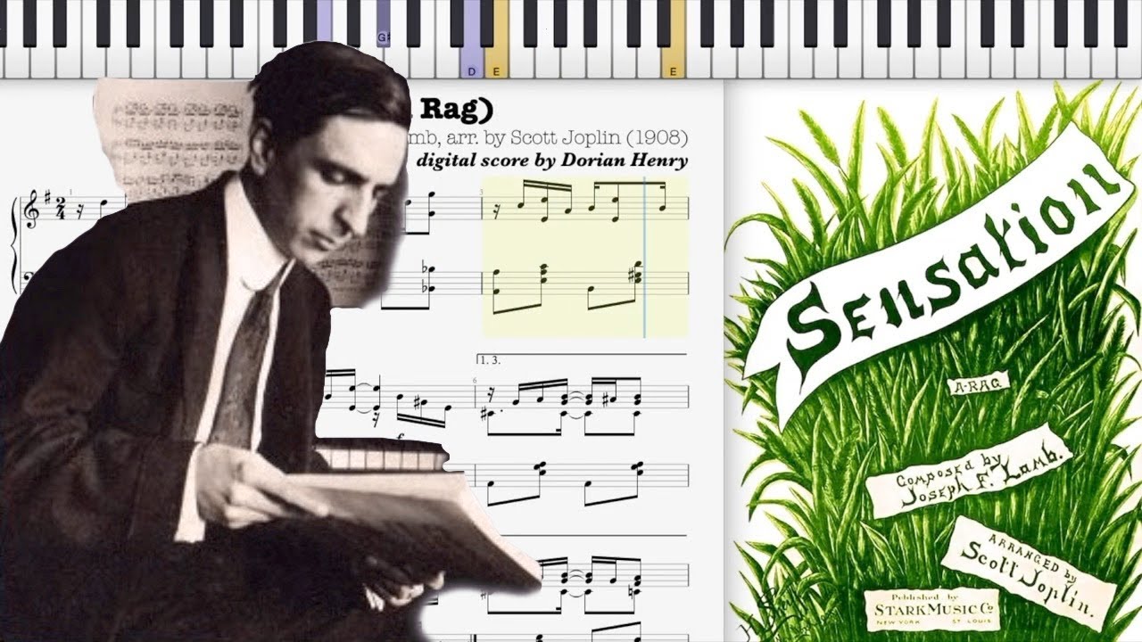 Sensation Rag by Joseph Lamb (1908, Ragtime piano) - YouTube