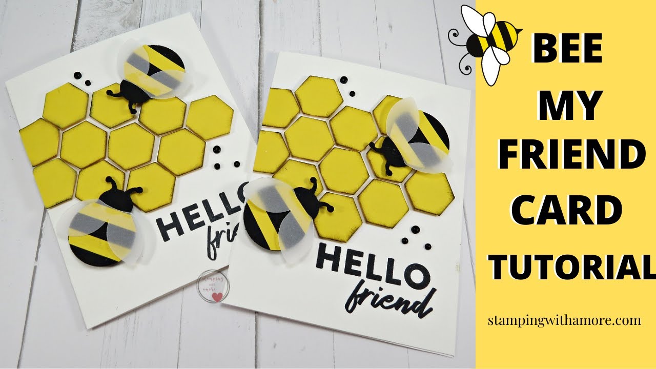 Bee My Friend Card - YouTube